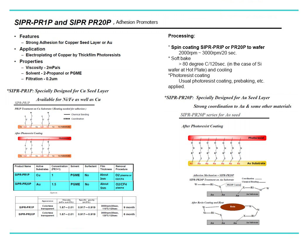 Advanced Specialty Adhesion Promoters - Shin-Etsu MicroSi
